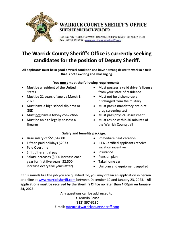 Warrick County Sheriff's Office